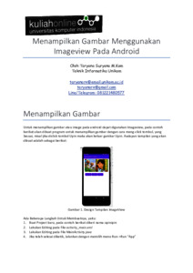 Menampilkan Gambar Menggunakan Imageview Pada Android - Repository